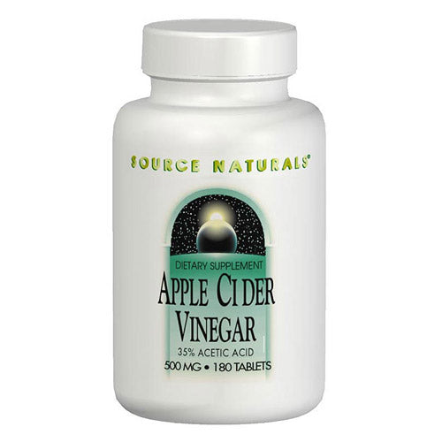 Apple Cider Vinegar 500mg 90 tabs from Source Naturals ...