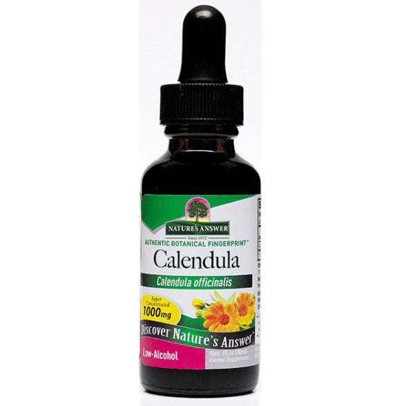Calendula Flower Extract Liquid, 1 oz, Nature's Answer ...