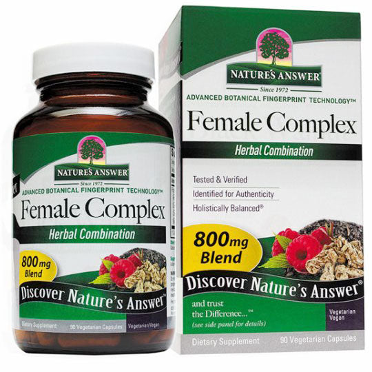 Female Complex, Herbal Combination, 90 Vegetarian Capsules, Nature's ...