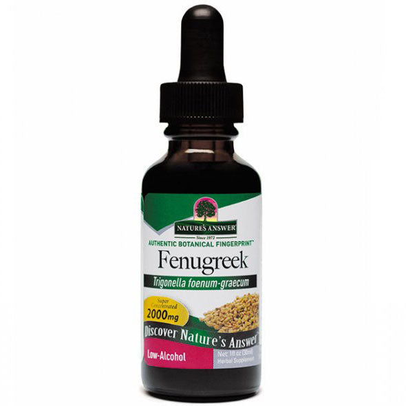 Fenugreek Seed Extract Liquid 1 oz from Nature's Answer ...