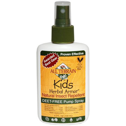 Kids Herbal Armor Natural Insect Repellent Spray, 8 oz, All Terrain ...