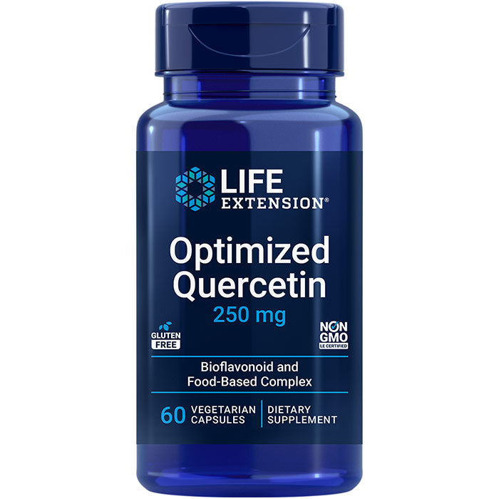 Optimized Quercetin Food-Based, 60 Vegetarian Capsules, Life Extension ...