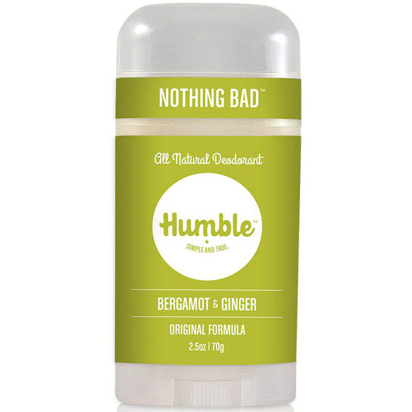 Original Formula Natural Deodorant, Bergamot & Ginger, 2.5 oz, Humble ...