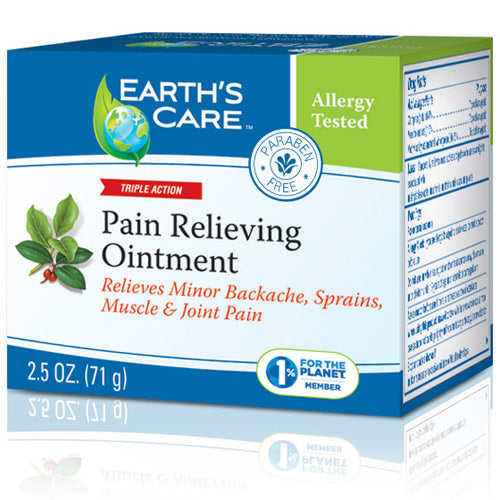 Pain Relieving Ointment, 2.5 oz, Earth's Care | vitaspringsunday.com ...