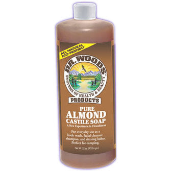 Pure Almond Castile Soap, 32 oz, Dr. Woods | vitaspringsunday.com ...