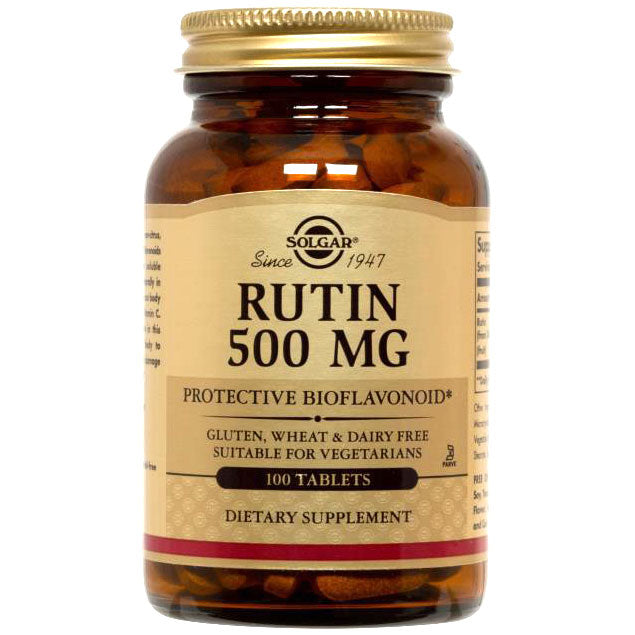 Rutin 500 mg, 100 Tablets, Solgar | vitaspringsunday.com – VitaSpringSunday