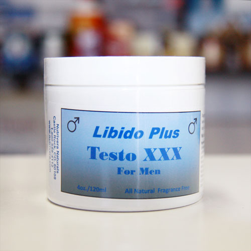 Libido Plus Testo XXX, Testosterone Cream for Men, 4 oz, NutriVera ...