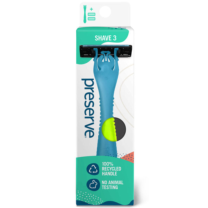 Shave 3 Razor System (Razor Handle & 2 Blades), 1 pc, Preserve ...